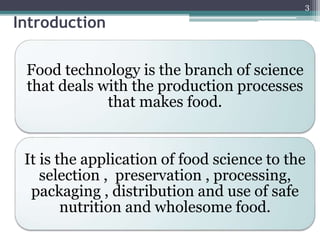 Technology of food product bread | PPTX