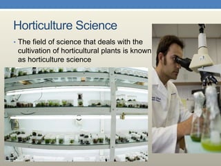 Technology of horticulture | PPTX