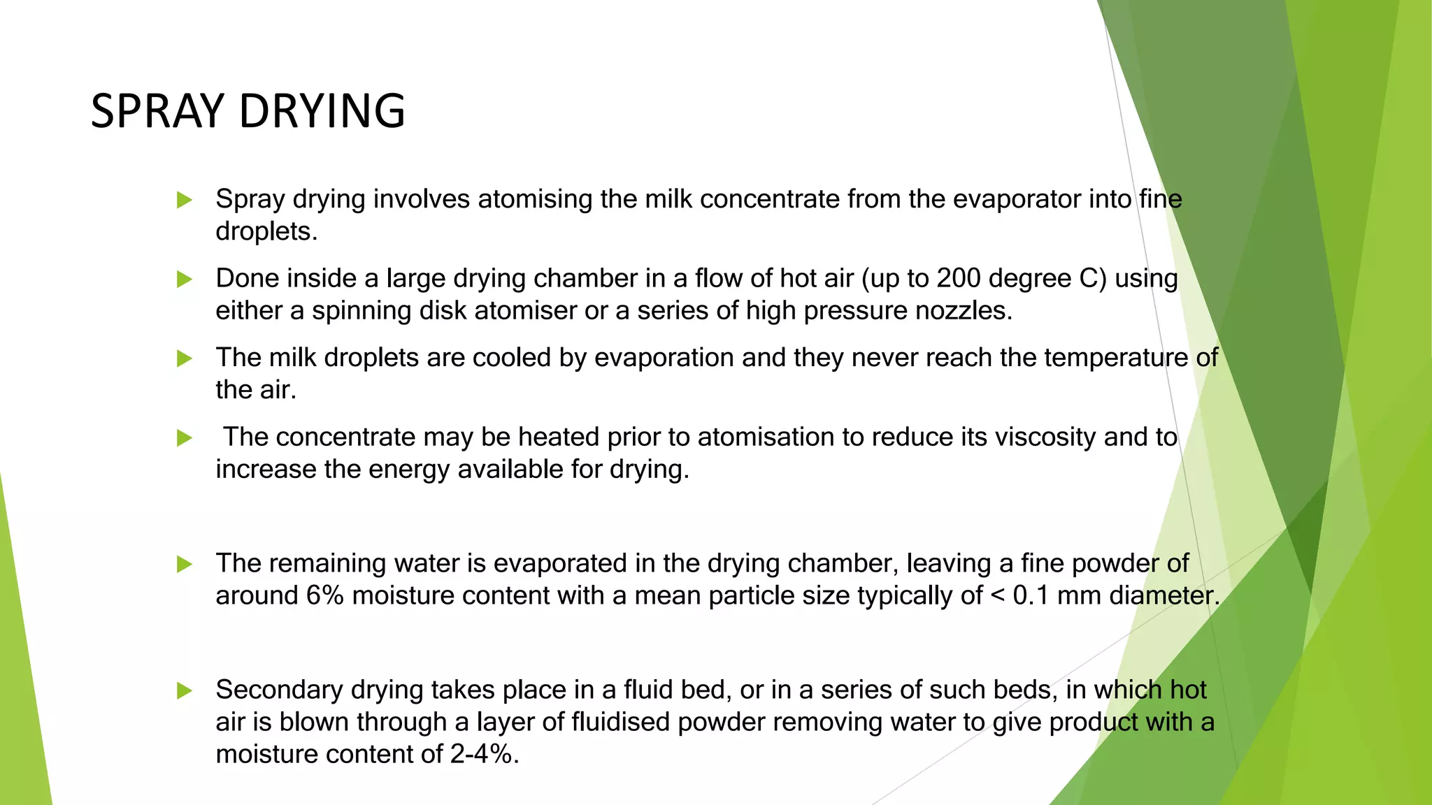 Technology of milk products Dry Milk powder presentation | PPTX