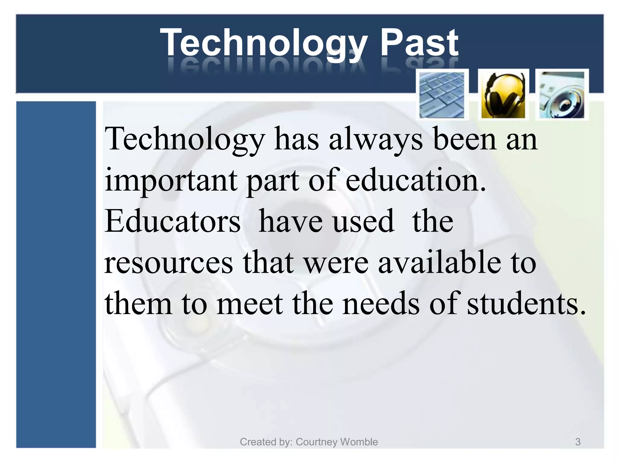 Technology past, present and future | PPTX