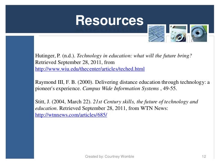 Technology past, present and future
