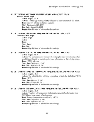 Technology Plan | PDF | Professional School | Postgraduate Education