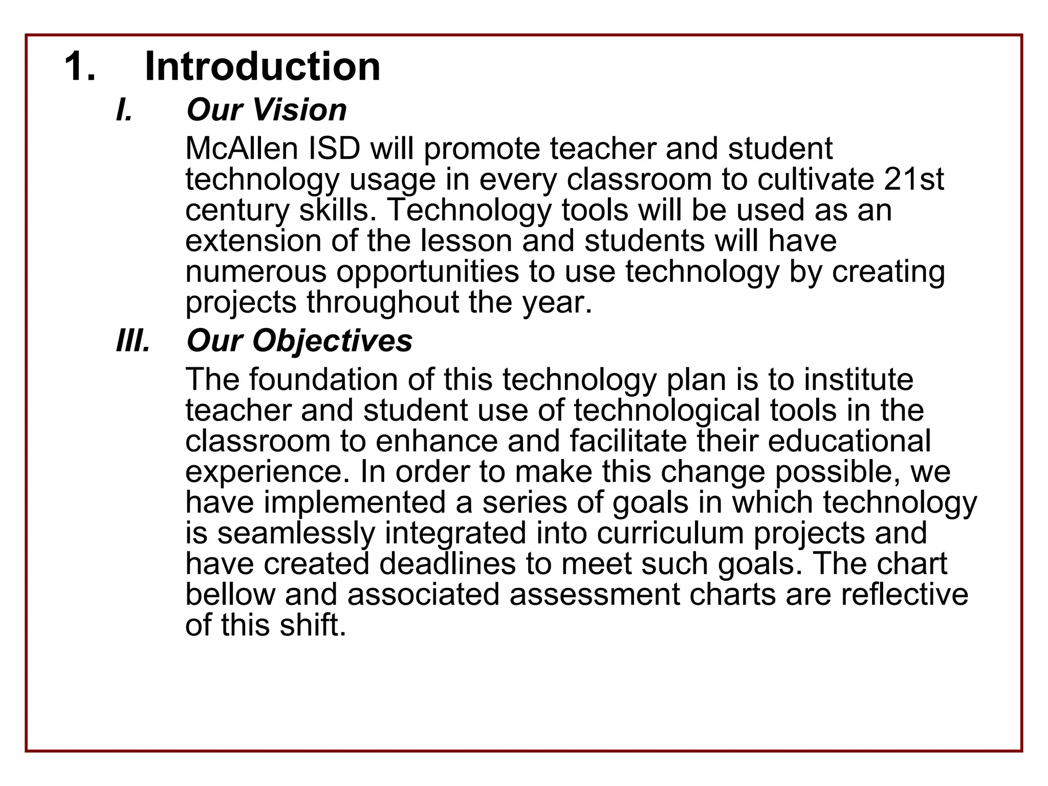 Technology Plan | PPT