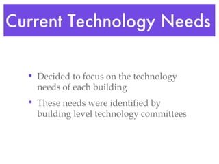 Technology Plan Overview Feb 2011 | PPT