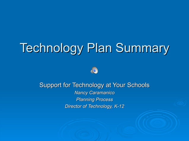 Technology Plan Sample Process for Schools | PPT | Professional School | Postgraduate Education