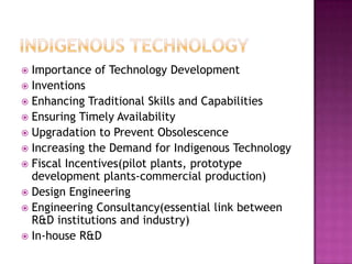 Technology policy of India | PPTX