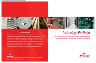 Technology Portfolio | PPT