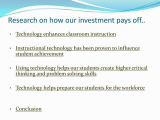 Technology power point | PPTX