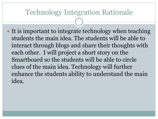 Technology powerpoint main idea | PPTX