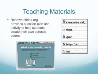 Technology ppt poetry | PPT