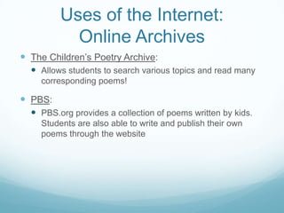 Technology ppt poetry | PPTX