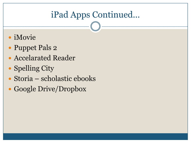 iPads in the 4th Grade Classroom | PPT