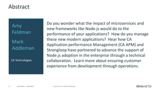 Technology Primer: Monitor Node.js App Performance and the Impact to ...
