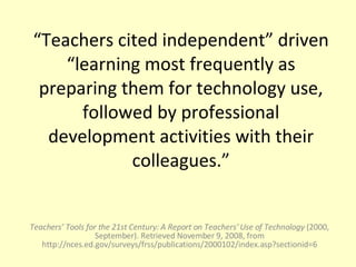 Technology Professional Development | PPT
