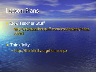 Technology resources in the classroom | PPT