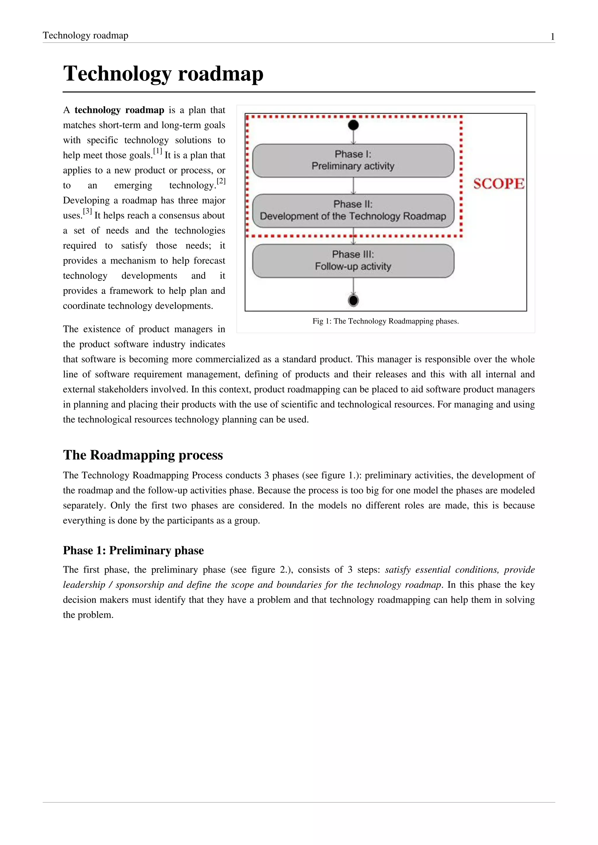 Technology roadmap | PDF