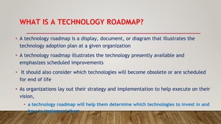 Technology Roadmap (An important aspect of Technology Management) | PDF