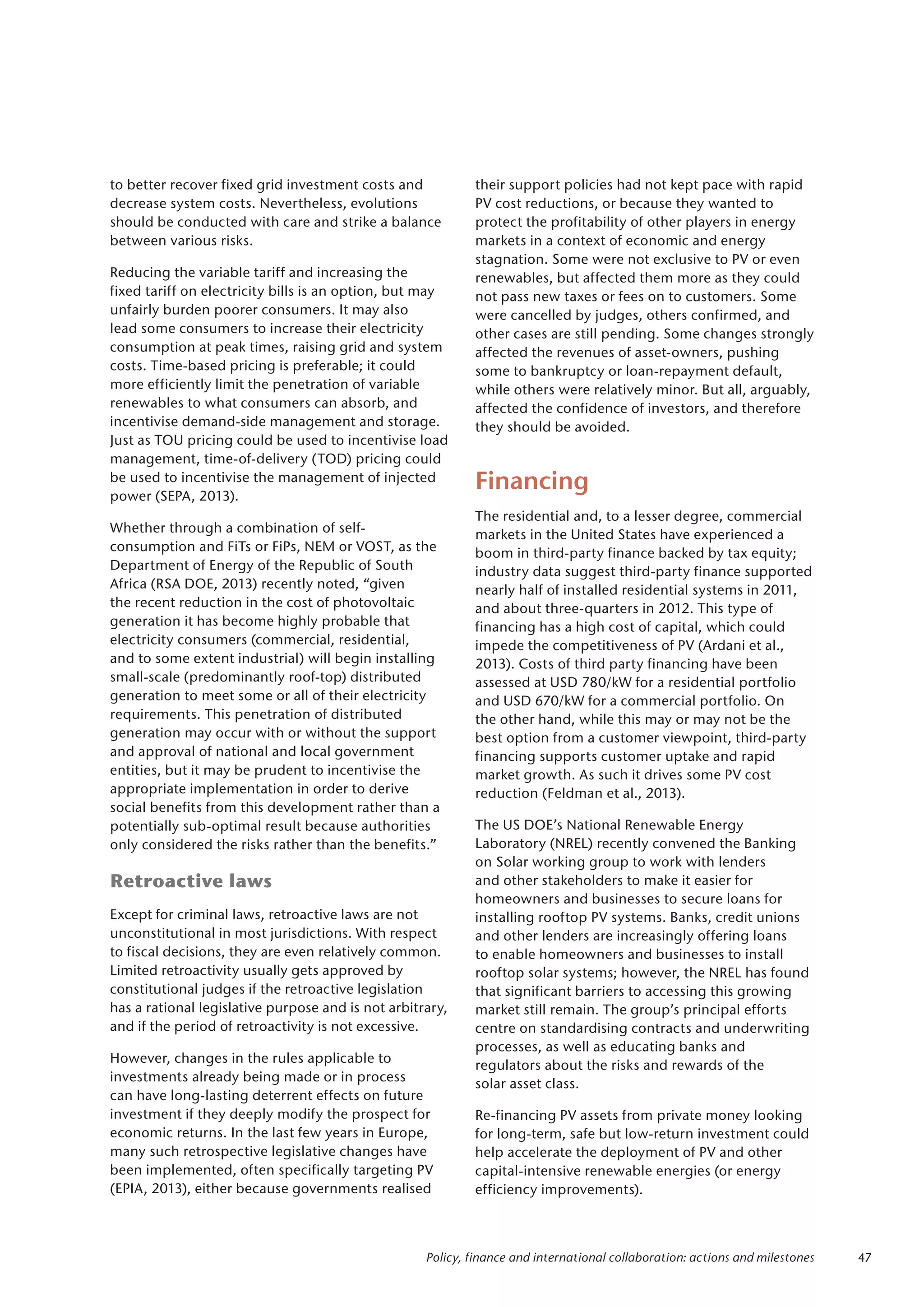 IEA Technology roadmap solar photovoltaic energy 2014 | PDF