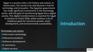 Technology Sector and the Digital Transformation in Egypt 2030.pptx
