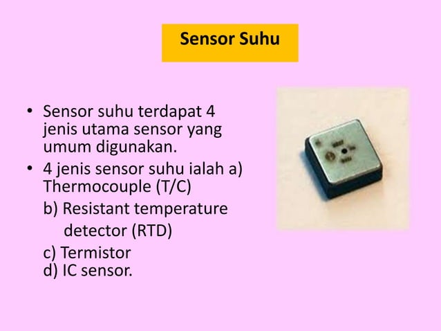 Technology sensor slide | PPT