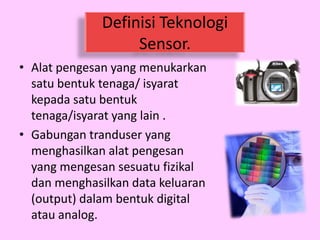Technology sensor slide | PPT