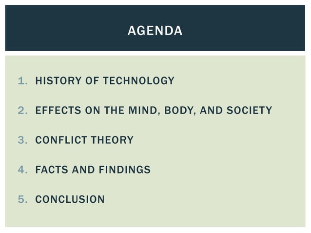 Technology’s impact on society | PPTX