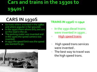 Technology since the 1930s | PPTX