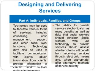 Technology & Social work | PPTX