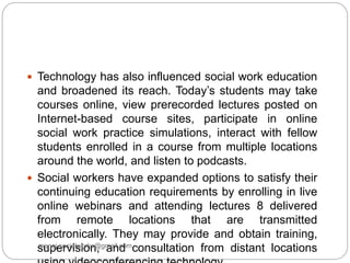 Technology & Social work | PPTX