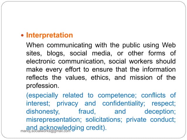 Technology & Social work | PPTX