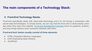 What Is A Technology Stack? | PPTX