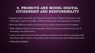 Technology standards teachers and students | PPT