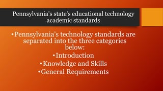 Technology Standards Infographic.pptx | Professional School ...