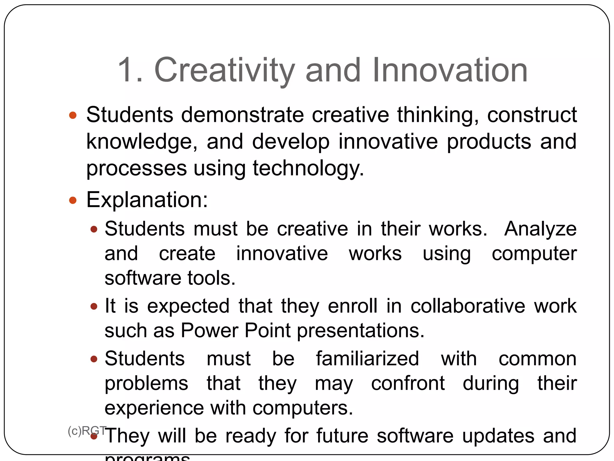 Technology Standards Presentation | PPTX
