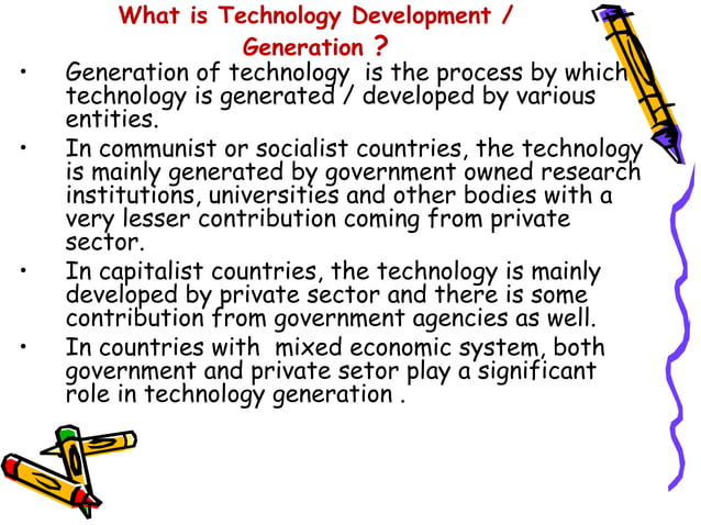 Technology strategy & development | PPT | Technology Industry | Industries