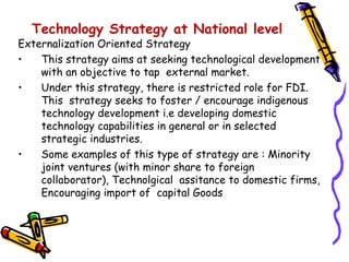 Technology strategy & development | PPT