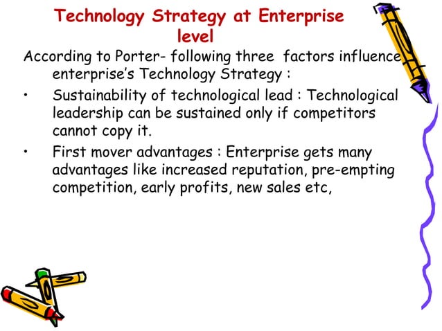 Technology strategy & development | PPT | Technology Industry | Industries