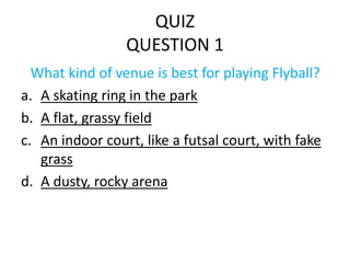 Technology system of FlyBall | PPTX