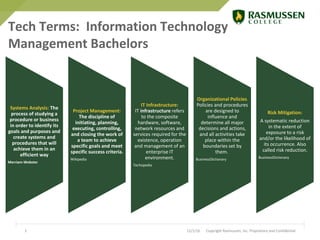 Technology Terms & Requirements | PDF