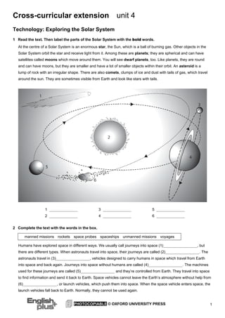 Technology the solar system | PDF