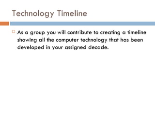 Technology through the years | PPT