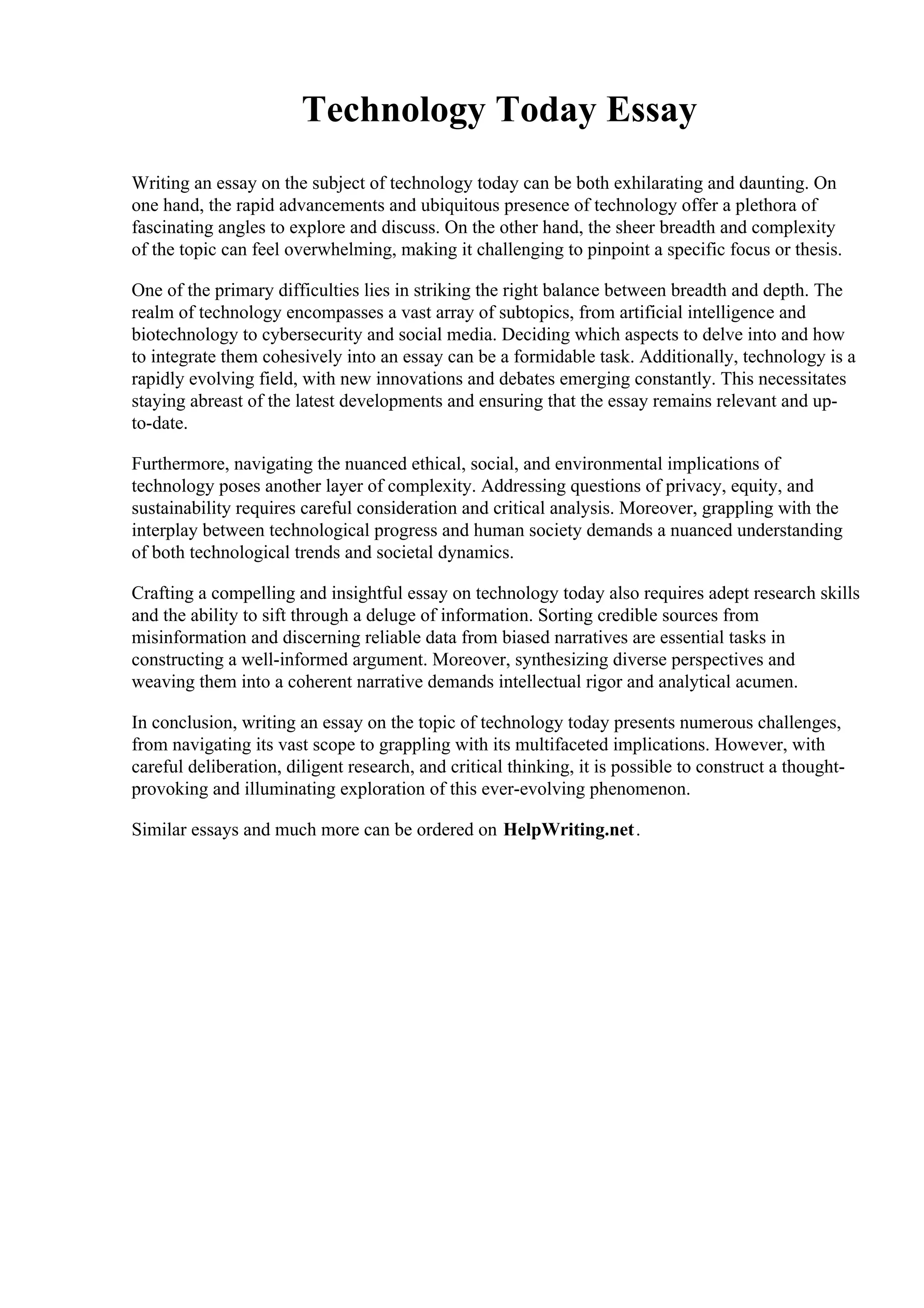 Technology Today Essay.pdf