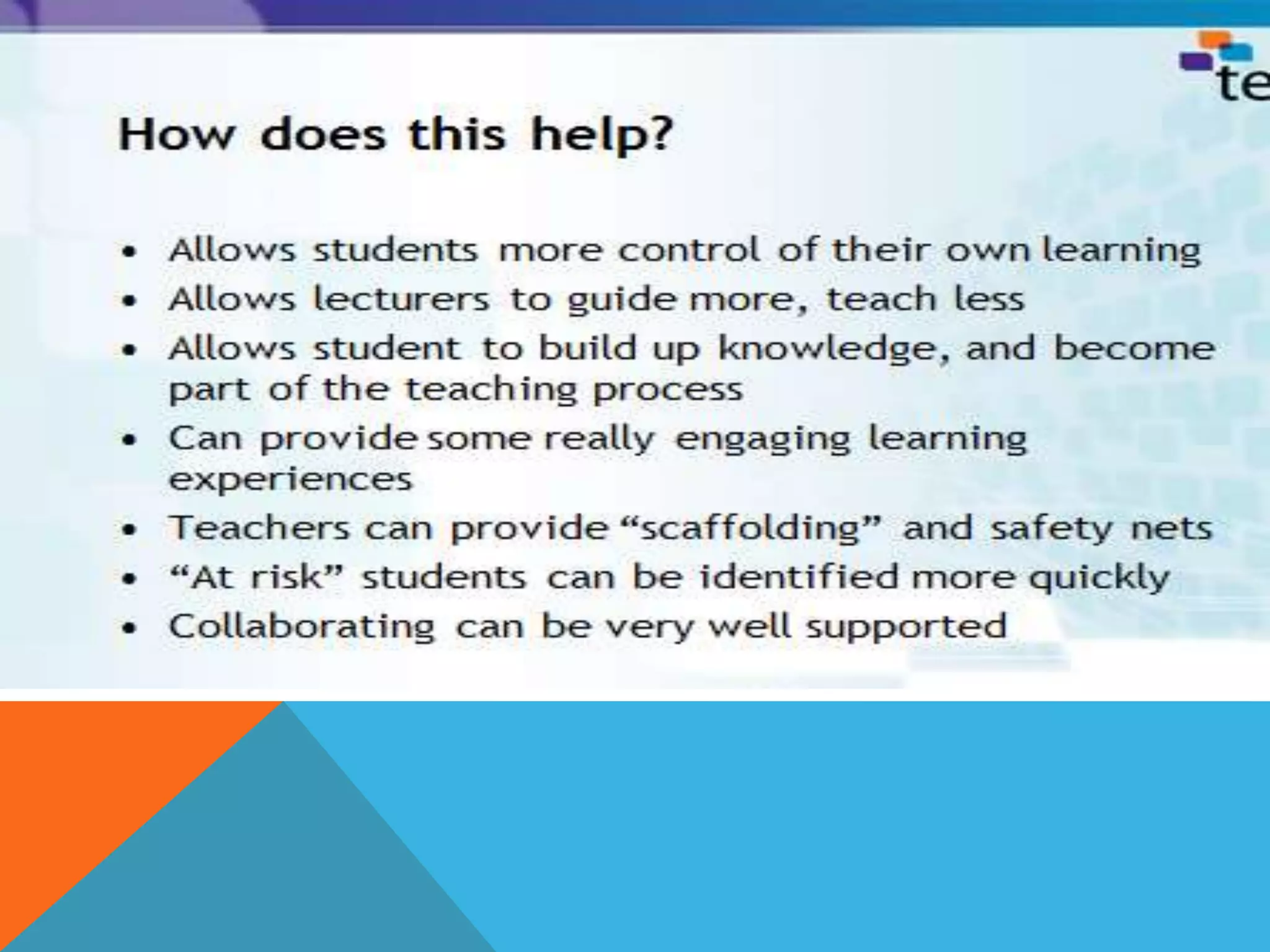 Technology to improve teaching and learning | PPT