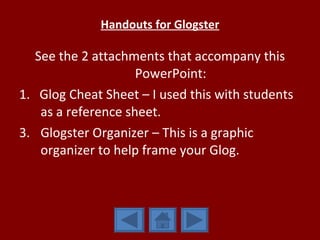 Technology Toolbox Glog | PPT
