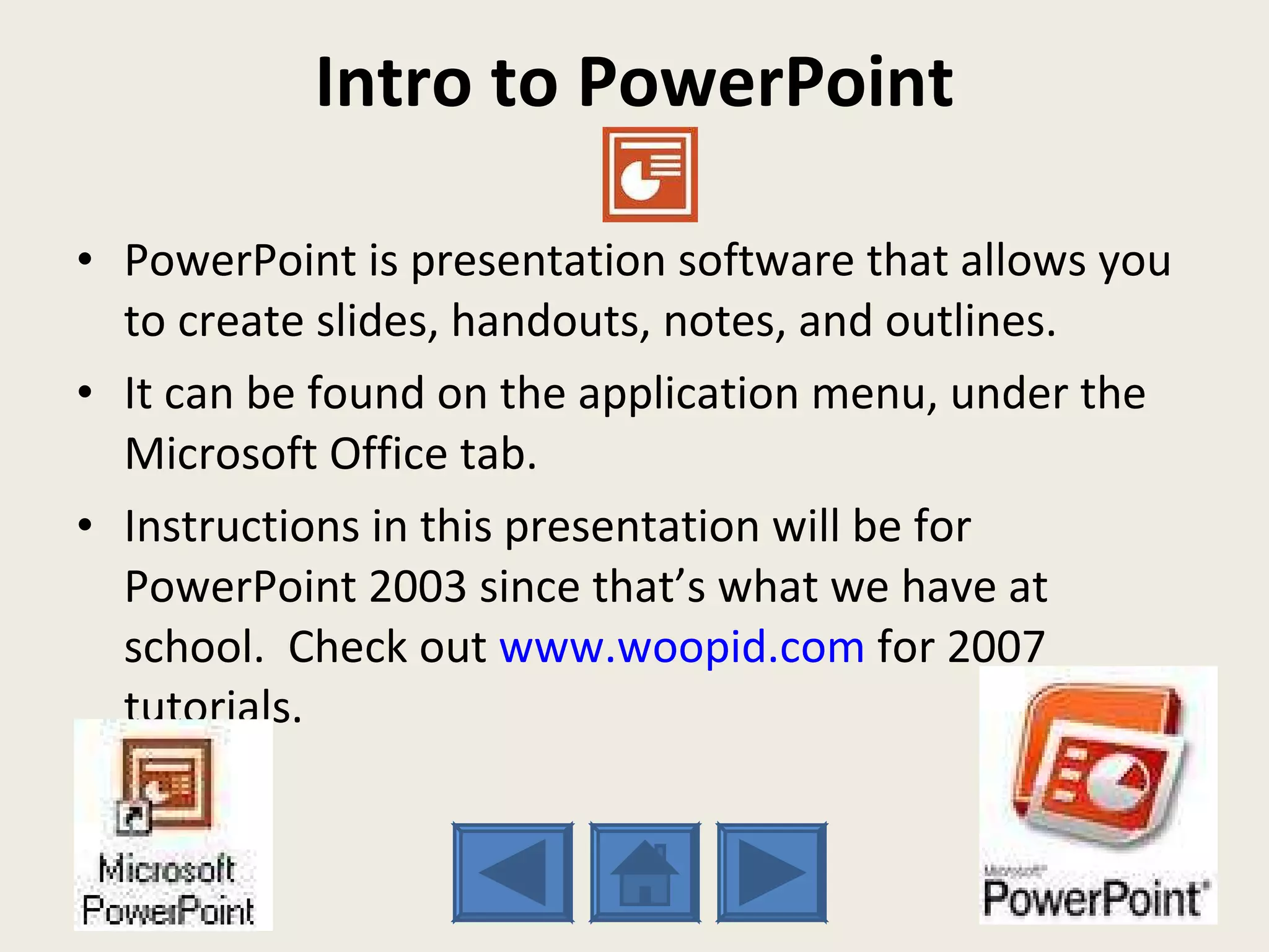 Technology Toolbox Power Point (Advanced) | PPT