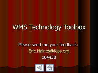 Technology Toolbox Power Point (Advanced) | PPT