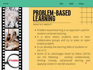 Technology tools used for PBL in social studies | PDF