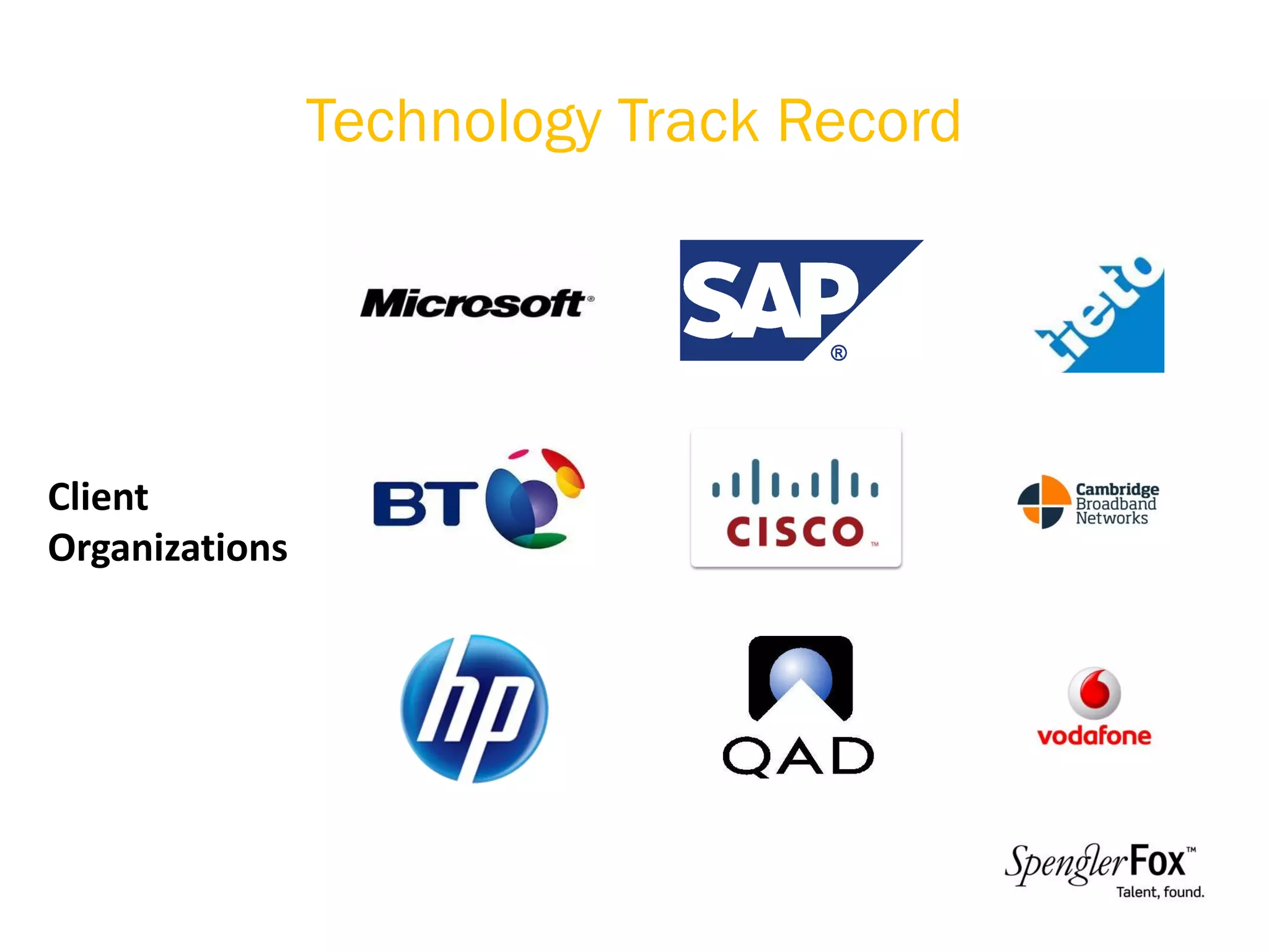Technology Track Record | PDF