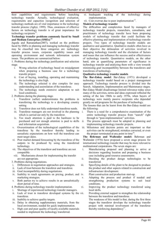 Technology transfer | PDF
