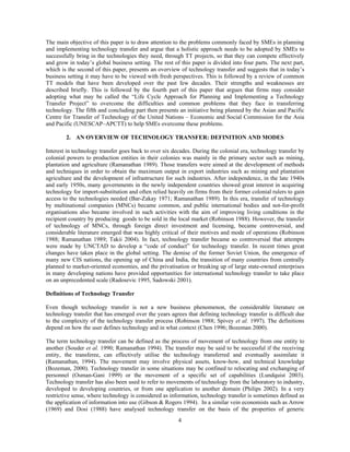 Technology transfer | PDF